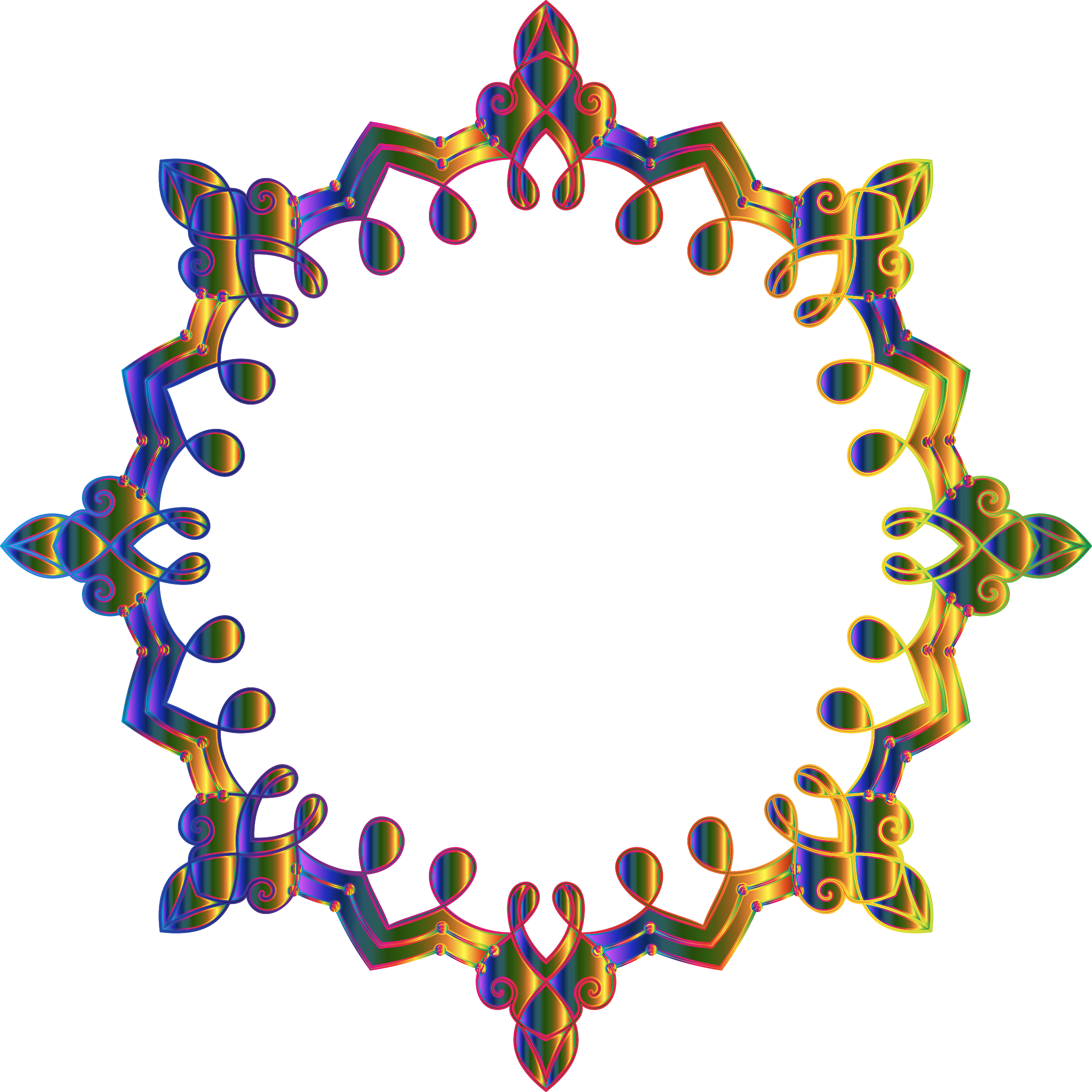 Geometric Frame No Background Clipart - Full Size Clipart (#3076587 ...