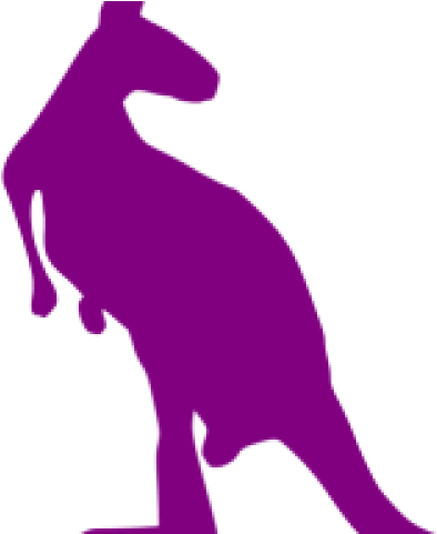 Purple Clipart Kangaroo - Png Download - Full Size Clipart (#3077179 ...