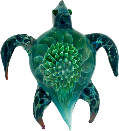 Glass Sea Turtle Memorial Keepsake Clipart - Full Size Clipart ...