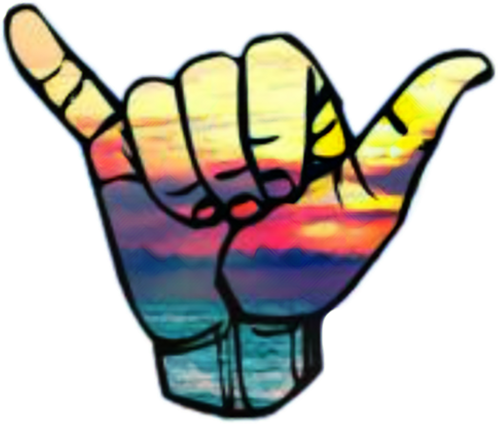 Hangloose Sticker Clipart - Full Size Clipart (#3091341) - PinClipart