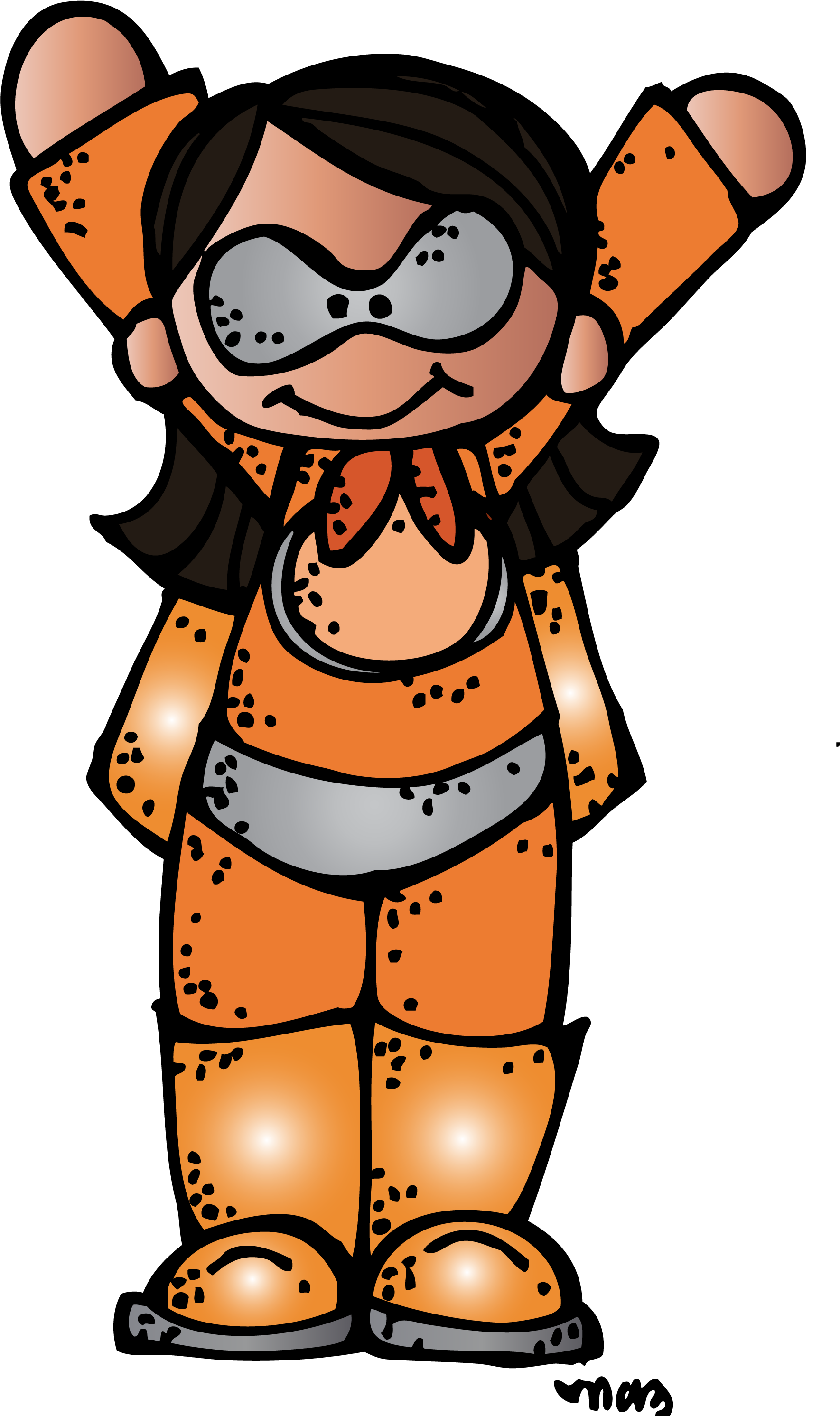 Melonheadz School Supplies - Melonheadz Super Helper Clipart - Full ...