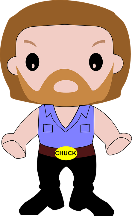 Free Vector Graphic - Chuck Norris Animated Png Clipart - Full Size ...