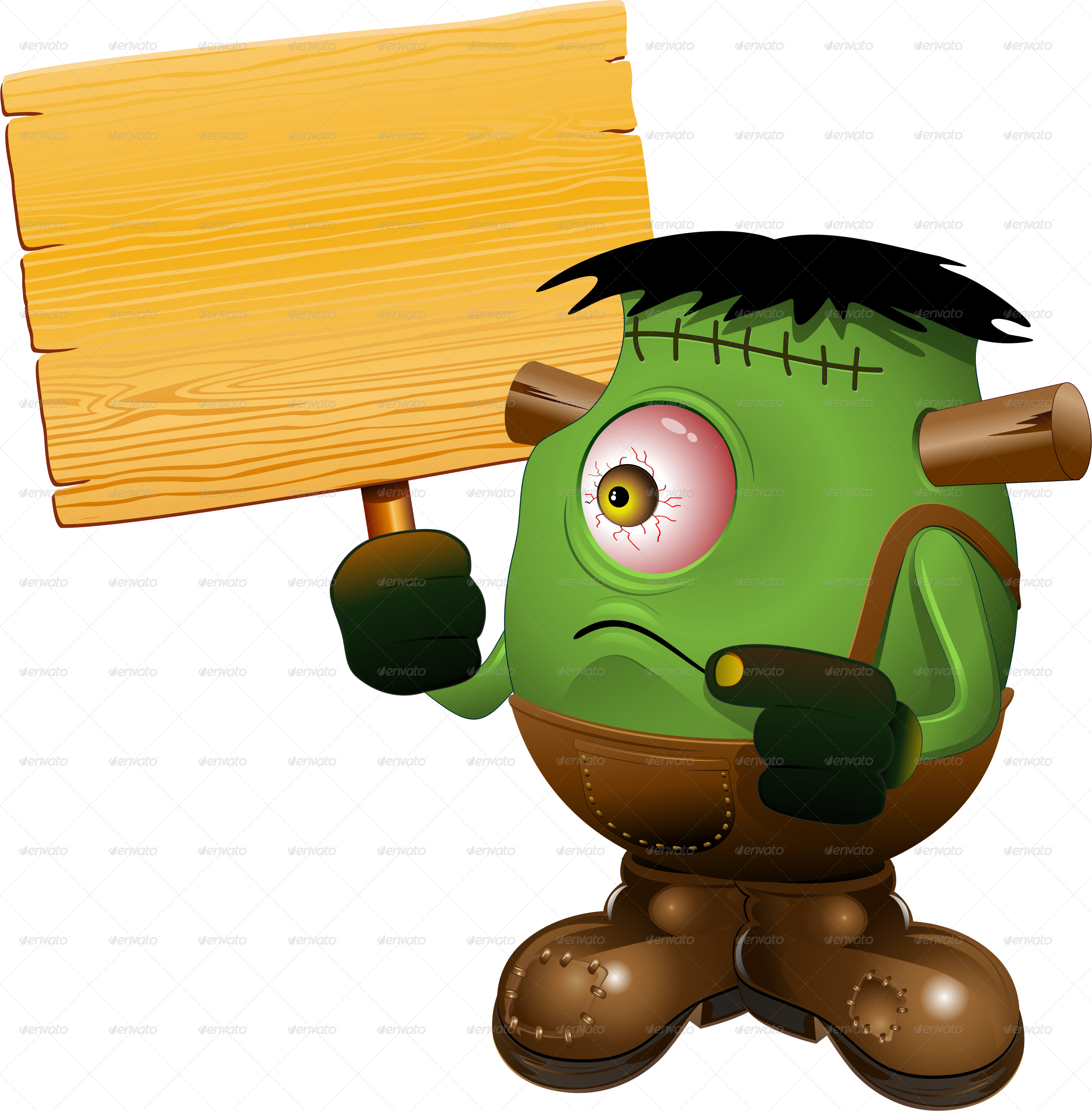 Frankenstein Clipart Item - Frankenstein Cartoon - Png Download - Full ...