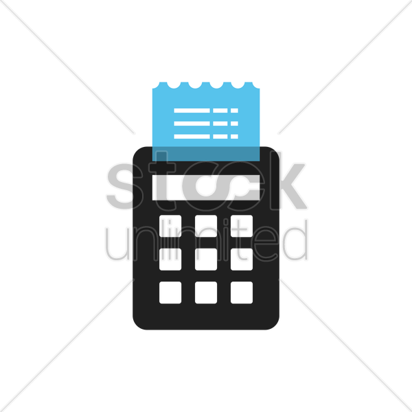 Billing Machine Vector Clipart Computer Icons Invoice - Billing Machine ...