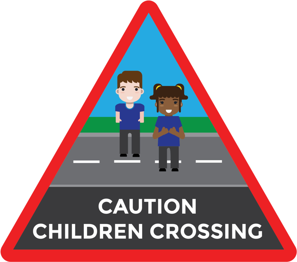 School Crossing Sign Clip Art - Png Download - Full Size Clipart ...