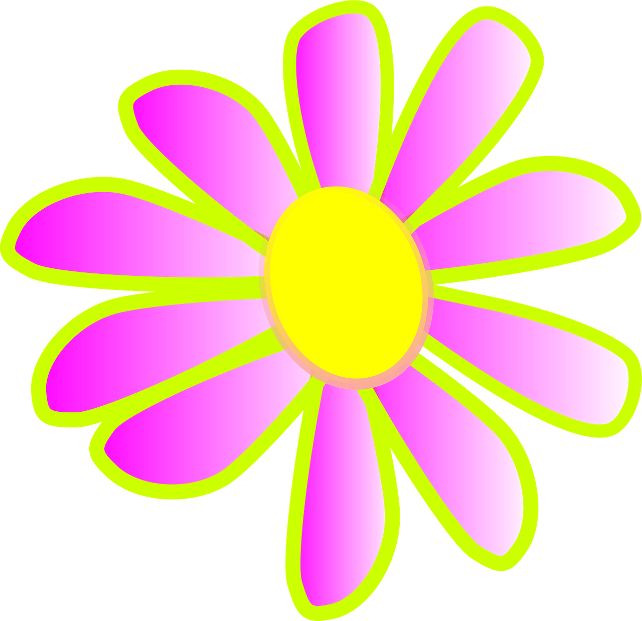 Unique Clipart Neon Flower - Png Download - Full Size Clipart (#3101914 ...