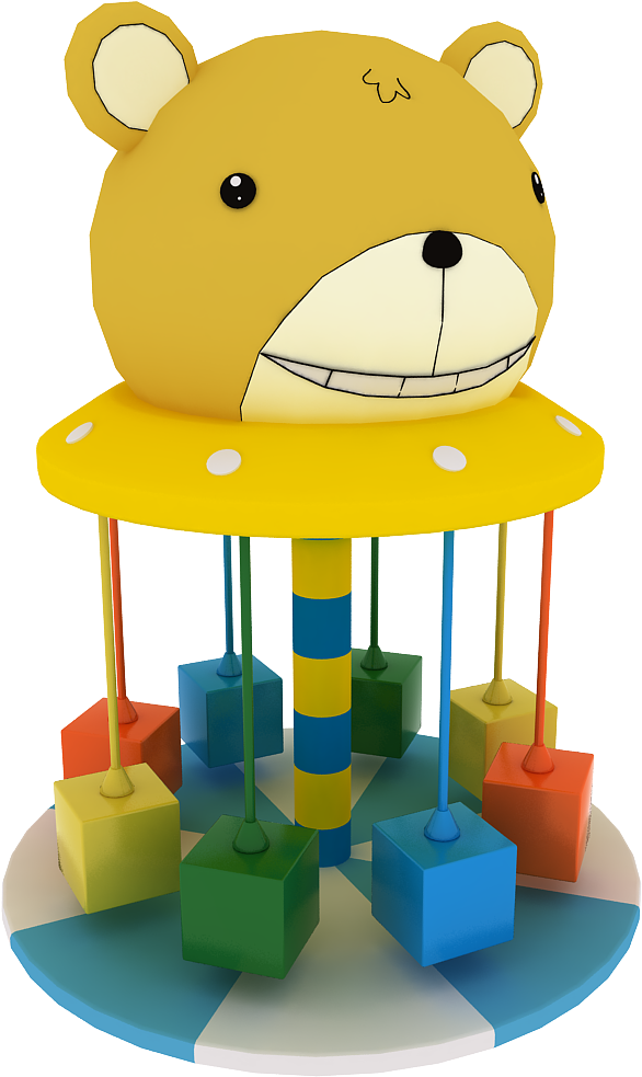 Merry Clipart Roundabout Playground - Png Download - Full Size Clipart ...