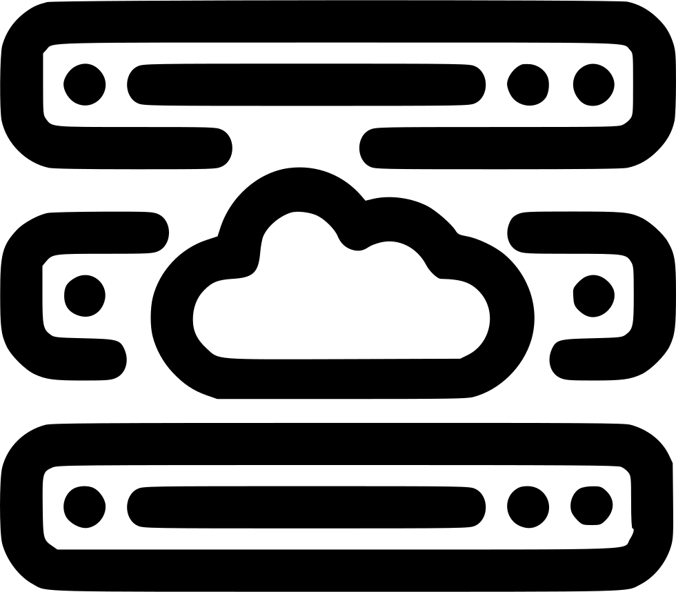 Cloud Server Clipart Svg - Png Download - Full Size Clipart (#3107750 ...