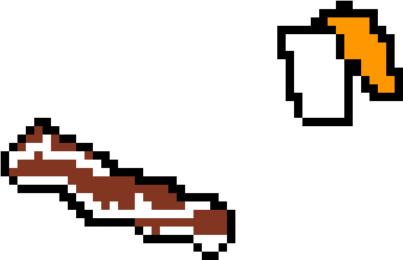 Bacon With Spilled Orange Juic3 Clipart - Full Size Clipart (#3109707 ...