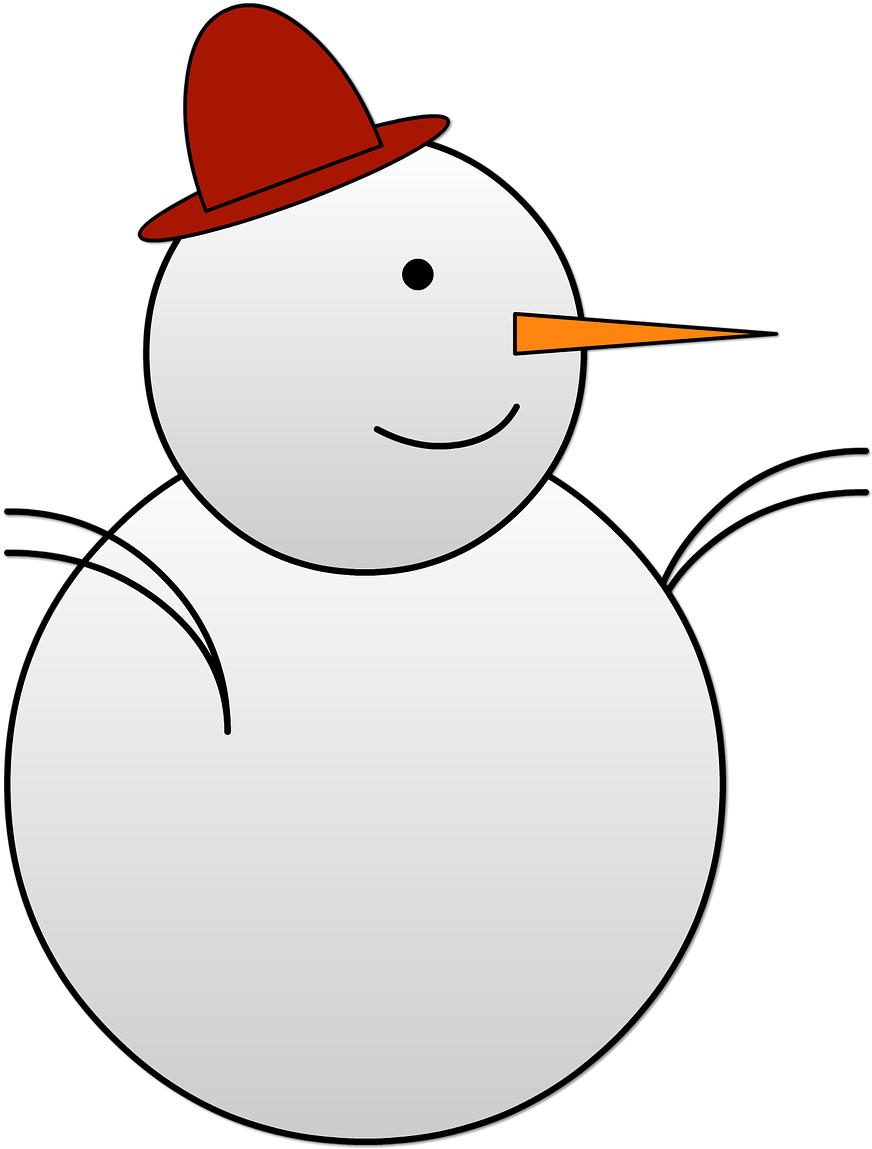 Snowman Christmas Winter Clipart - Full Size Clipart (#3109882 ...