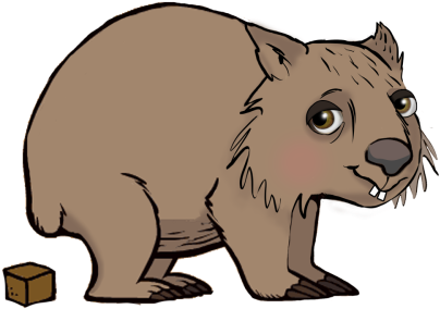 Wombat Clipart - Png Download - Full Size Clipart (#3116379) - PinClipart