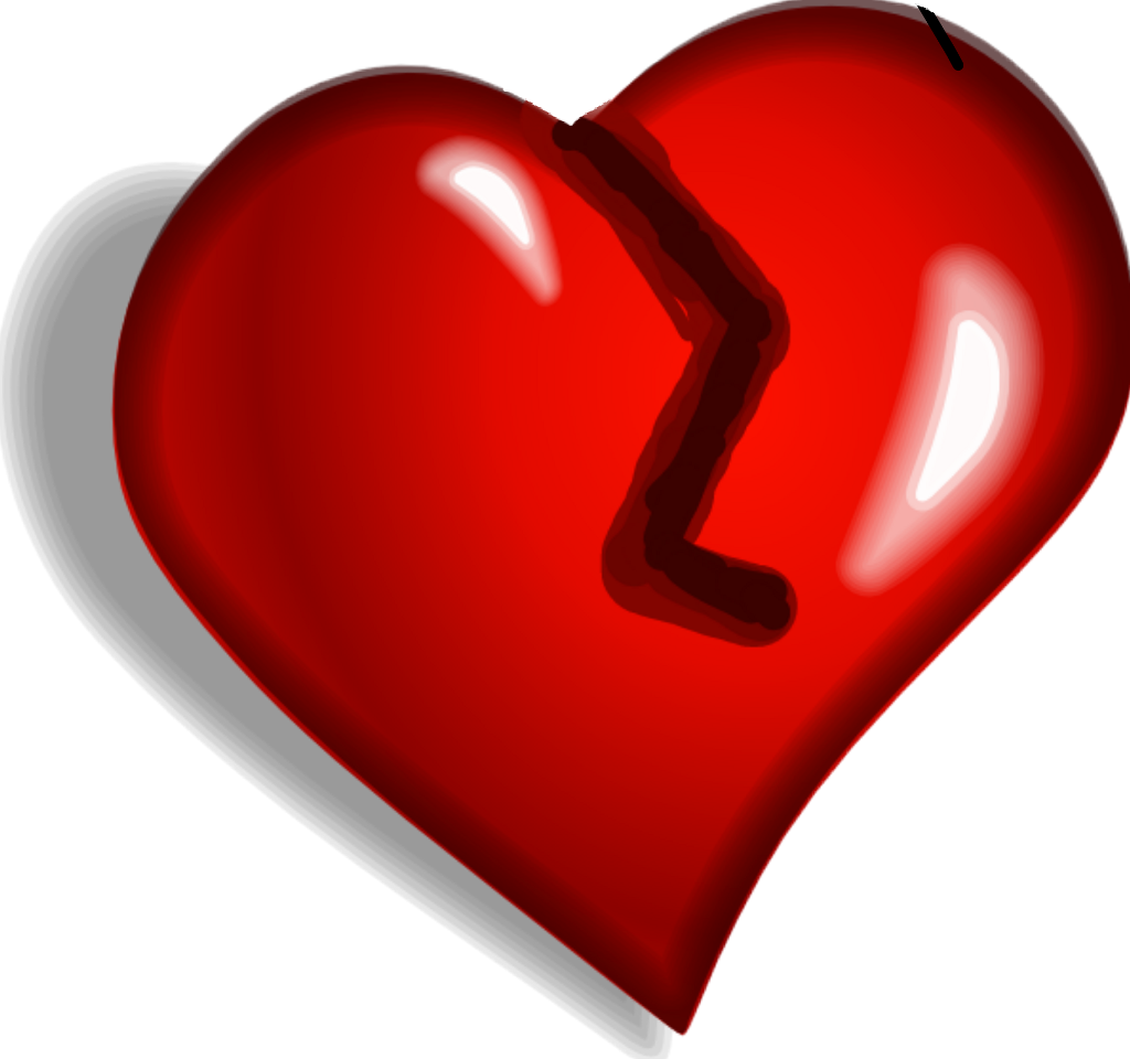 Broken Heart Clip Art - Png Download - Full Size Clipart (#3117700 ...