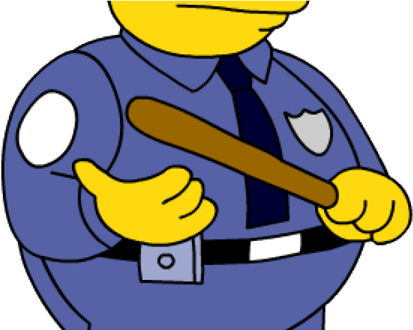 The Simpsons Clipart Police Officer - Png Download - Full Size Clipart ...
