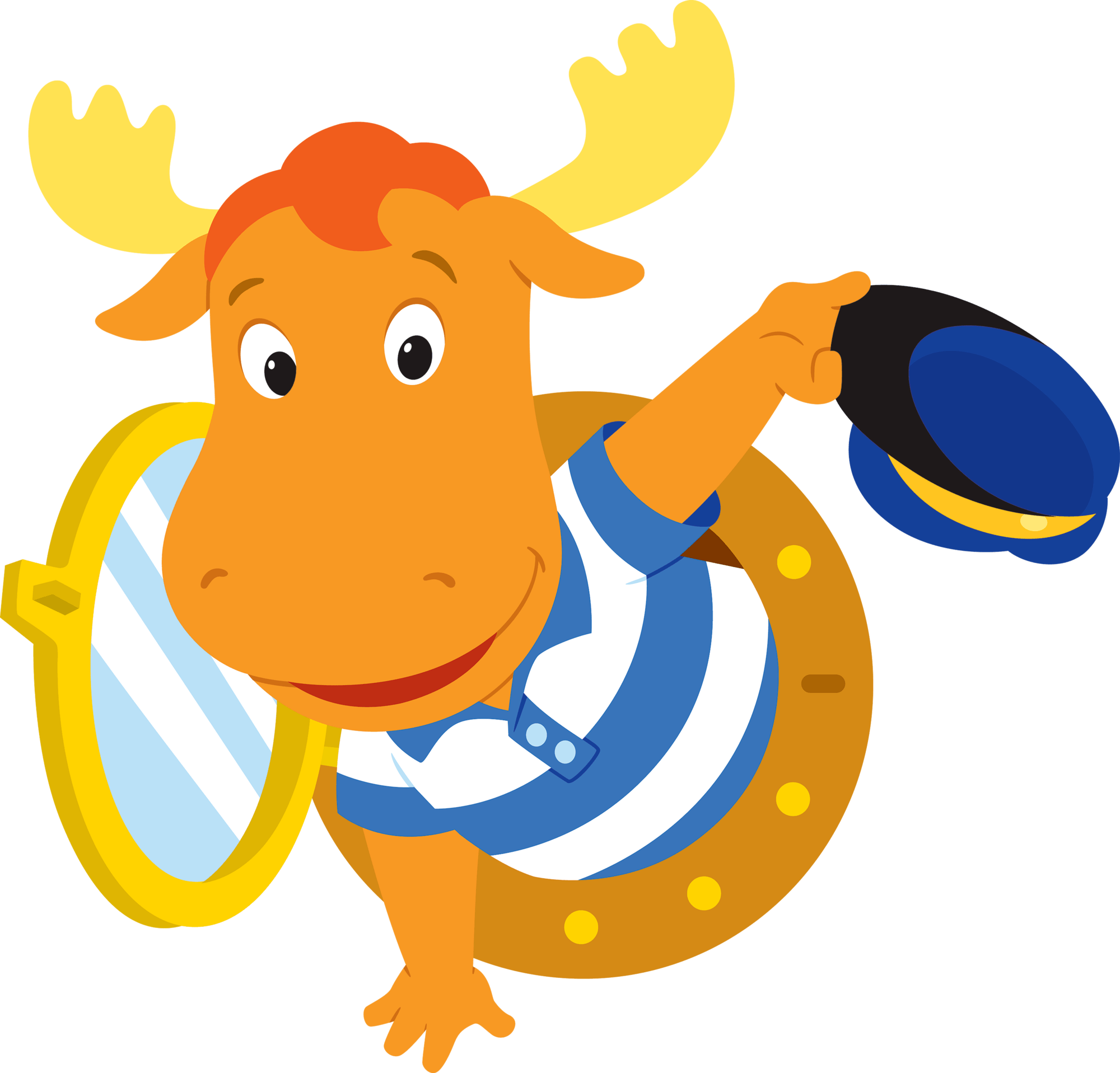 Backyardigans Tyrone Moose Sailor Clipart - Full Size Clipart (#3122531 ...