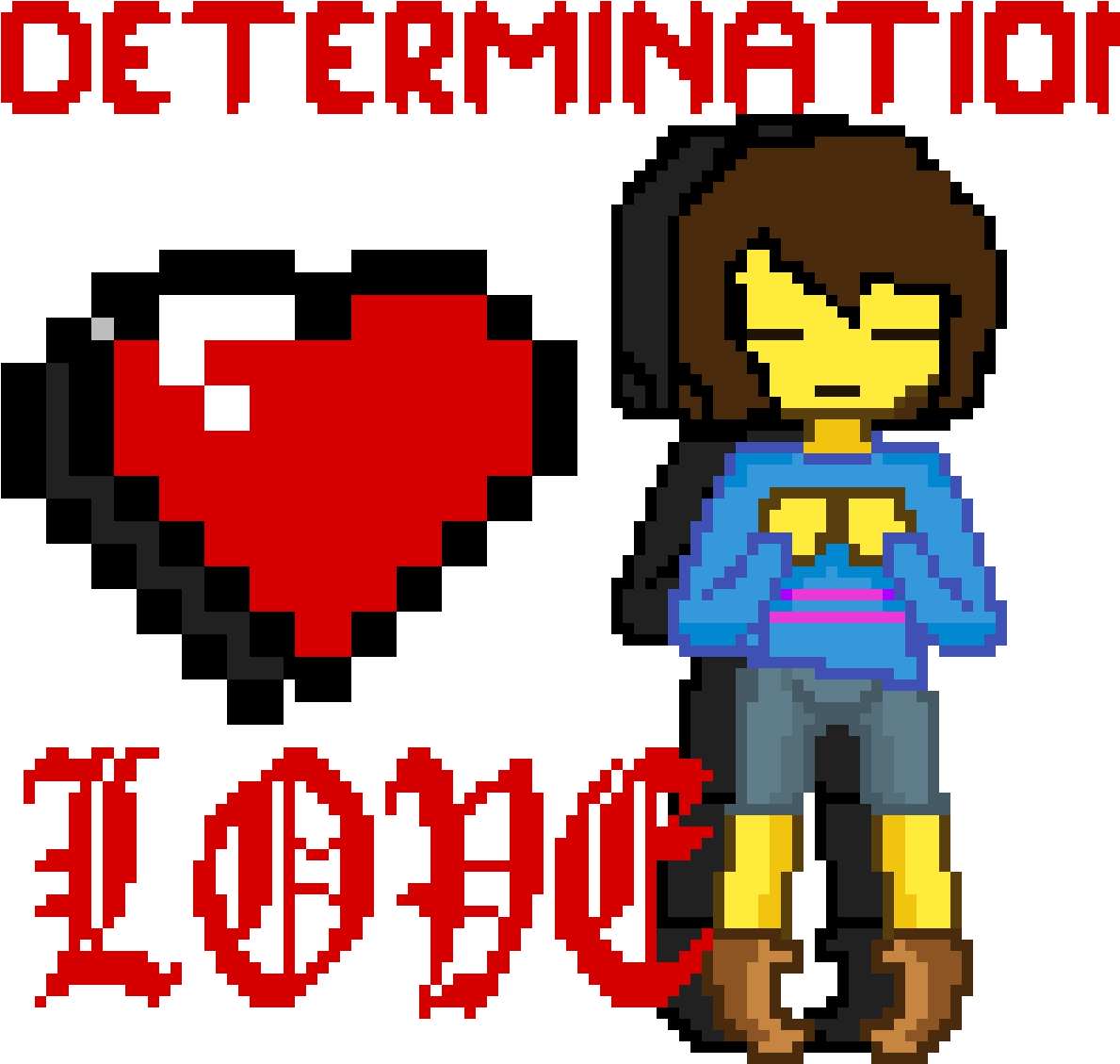 Frisk The Determination Soul Clipart - Full Size Clipart (#3125926 ...