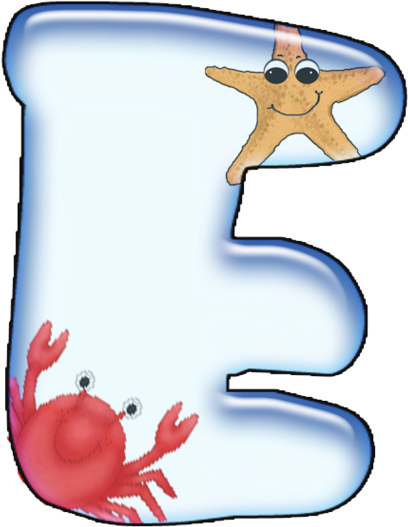 e* ** * Nautical Letters, Clipart - Full Size Clipart (#3131373 ...