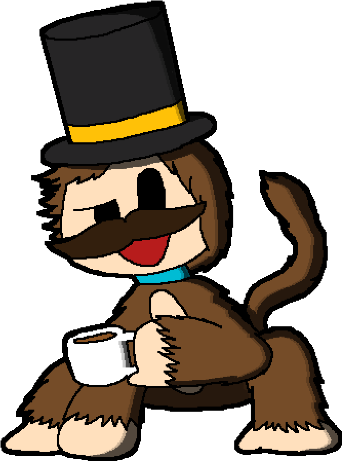 Spicy The Fancy Monkey Clipart - Full Size Clipart (#3134487) - PinClipart