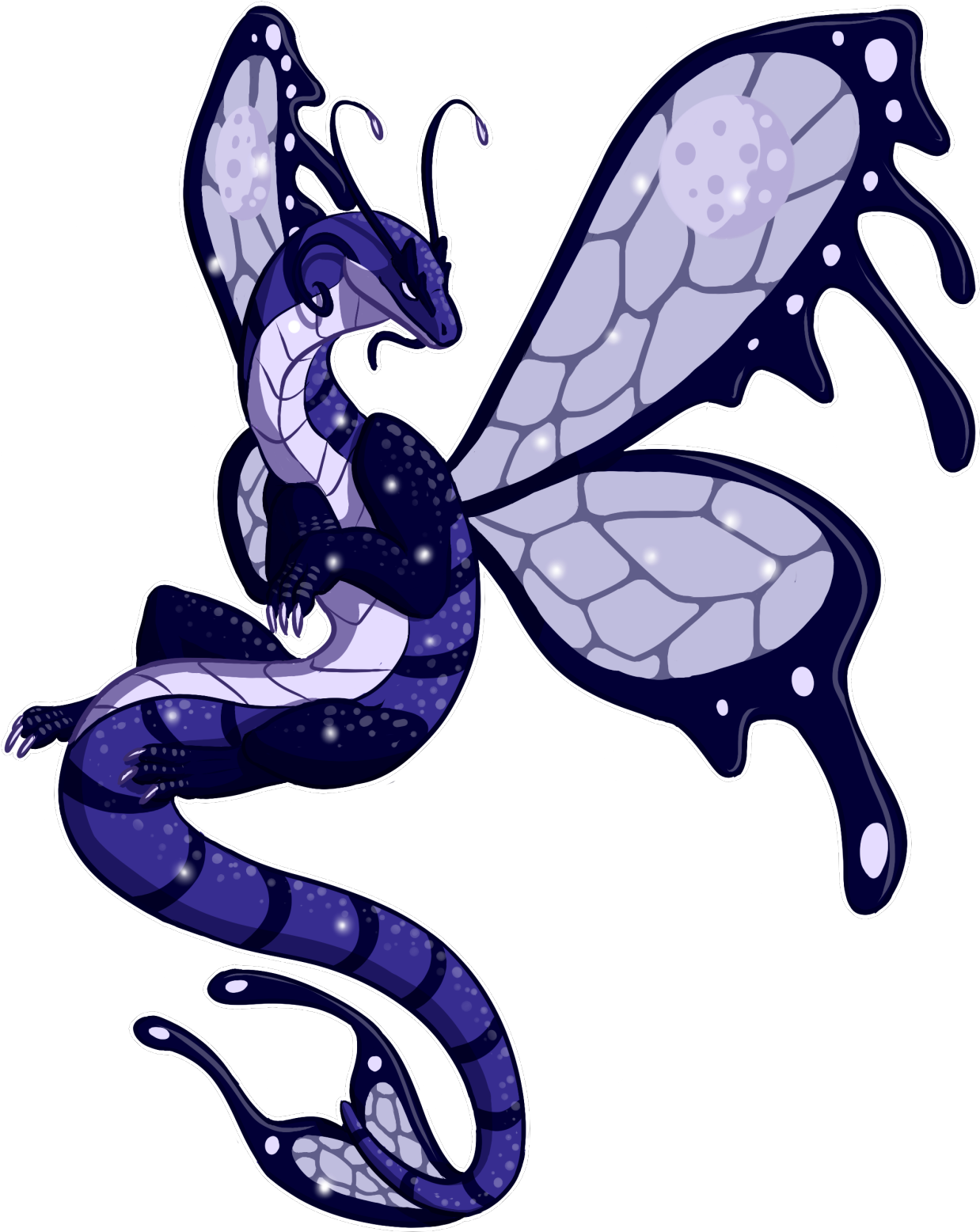 The Legendary Tier Moonwing Dragon Mount From Trove Clipart - Full Size ...