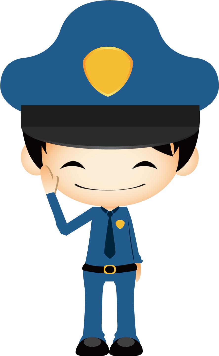 Cartoon Cute Police Transprent Png Free Download Ⓒ Clipart - Full Size ...
