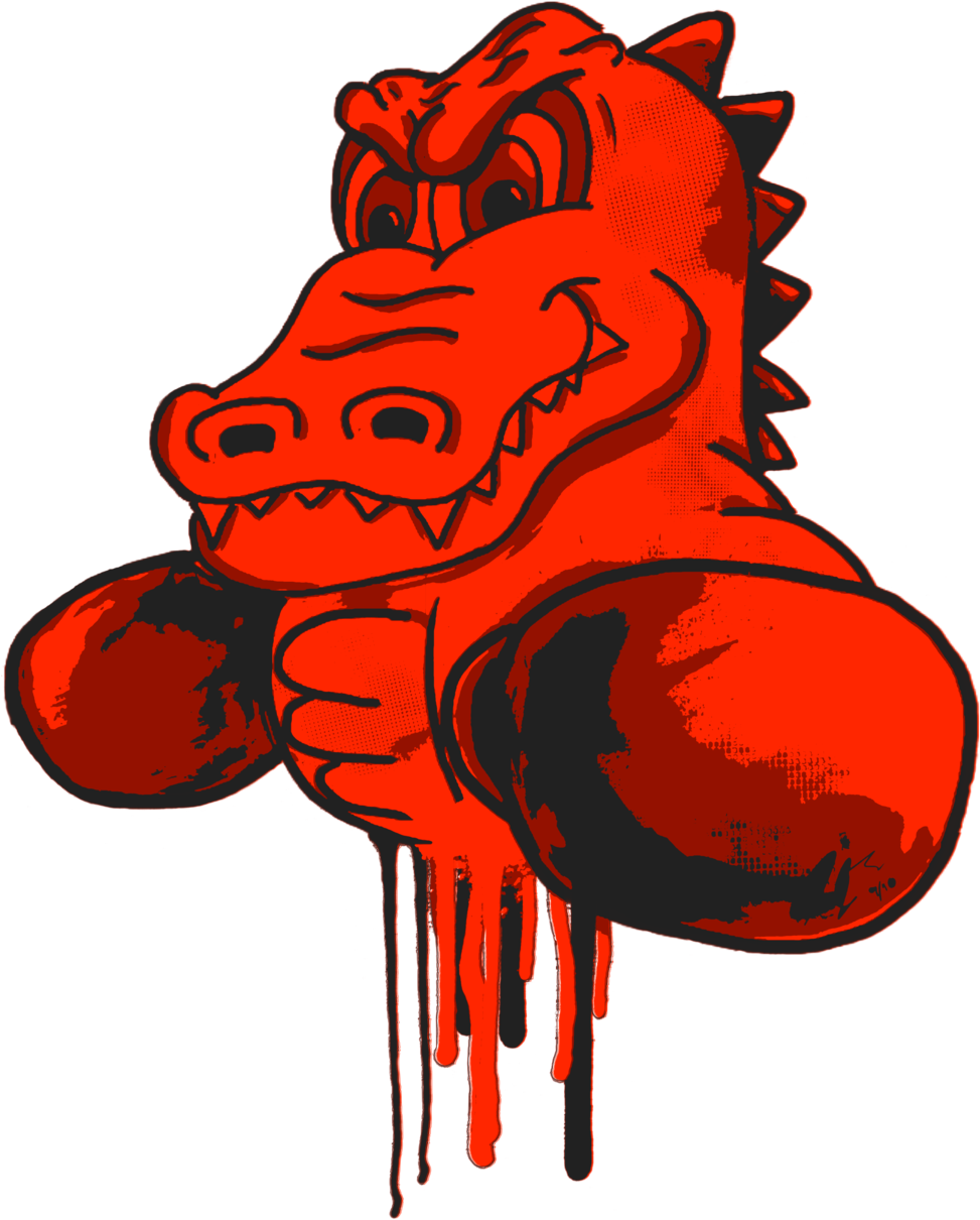 Red Gator Clipart - Full Size Clipart (#3138385) - PinClipart