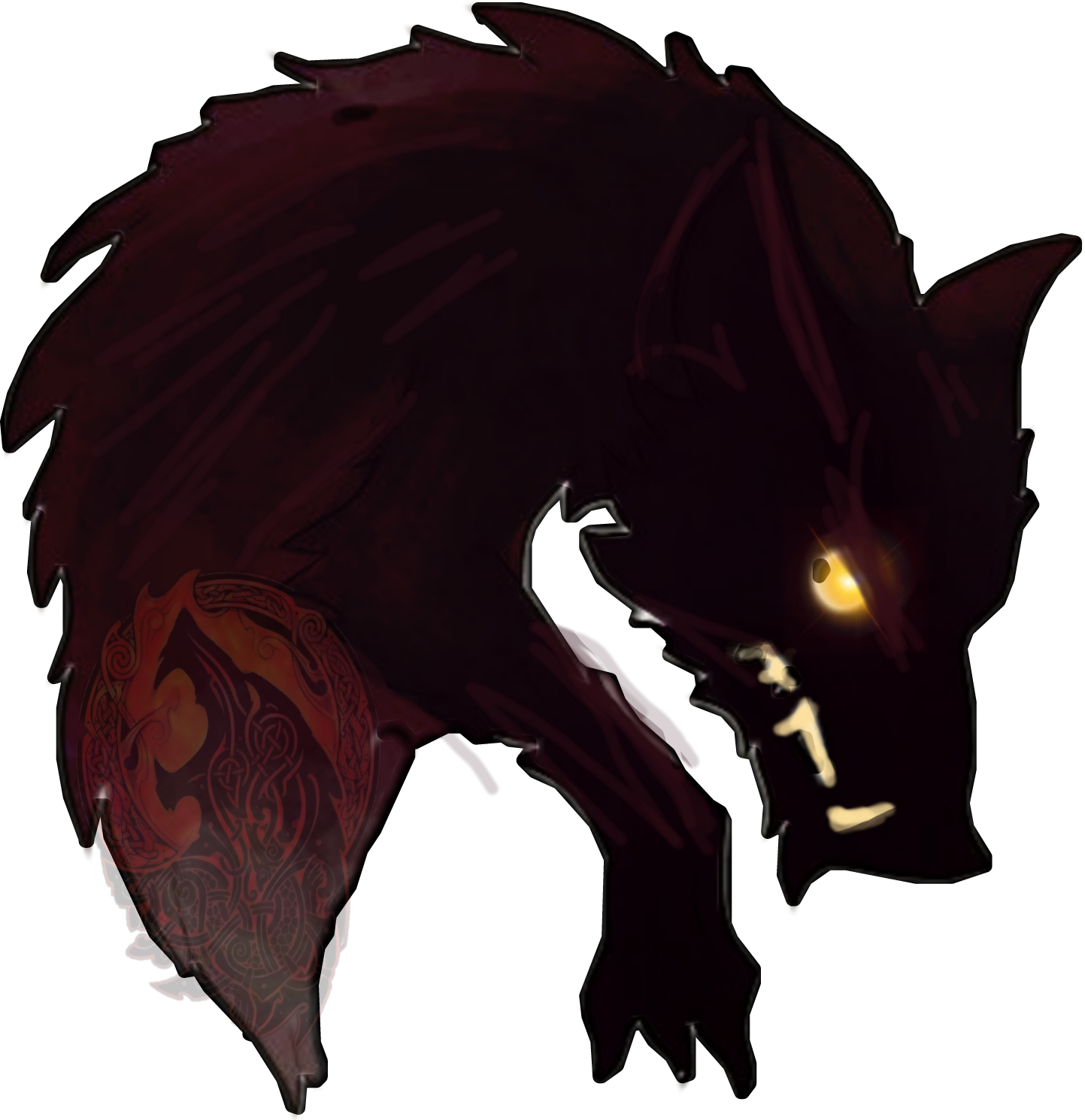 Beast Sticker Clipart - Full Size Clipart (#3138631) - PinClipart