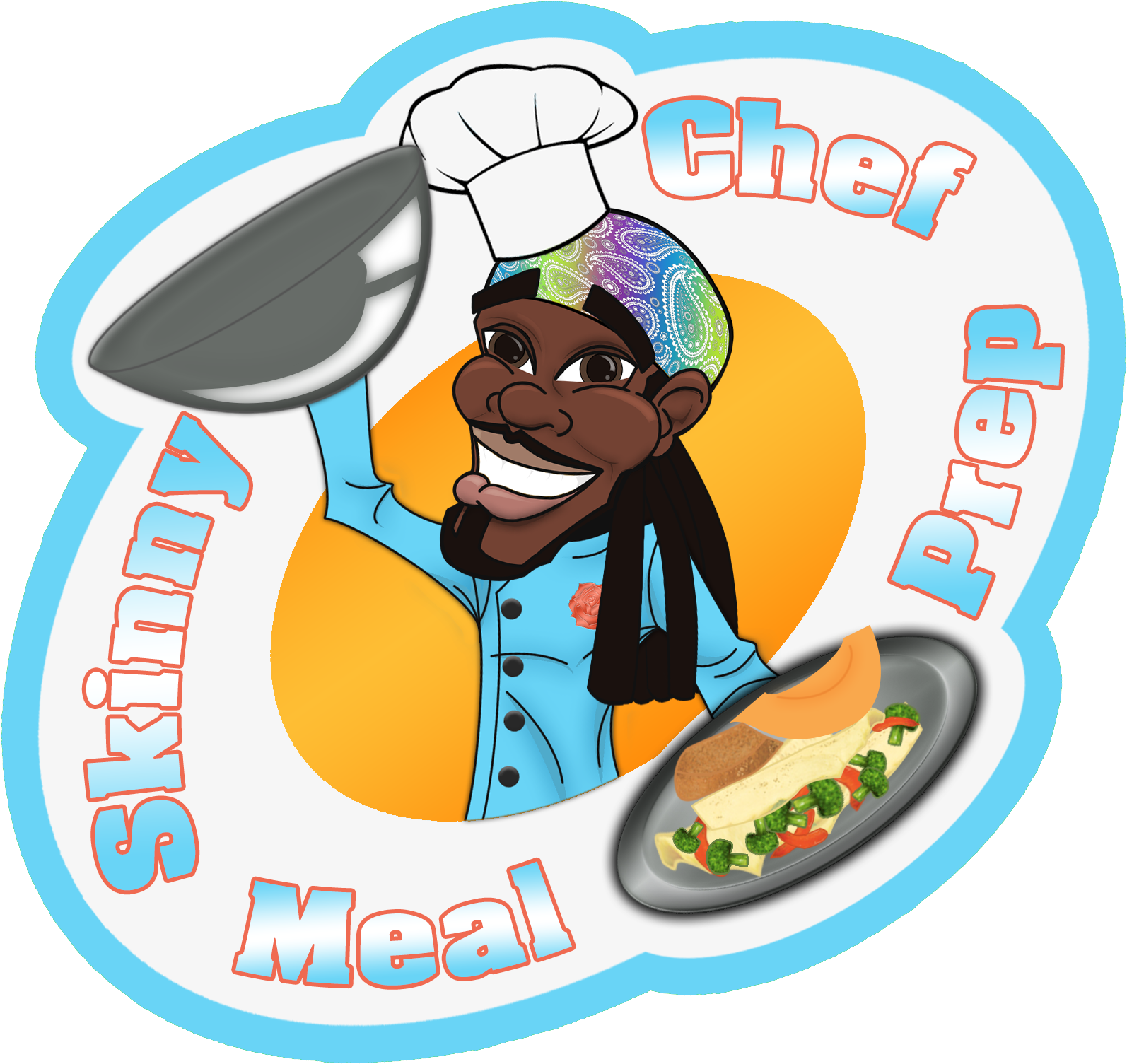 Skinny Chef Meal Prep Clipart - Full Size Clipart (#3144253) - PinClipart