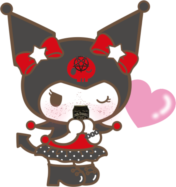 Kuromi Sticker Clipart - Full Size Clipart (#3144997) - PinClipart