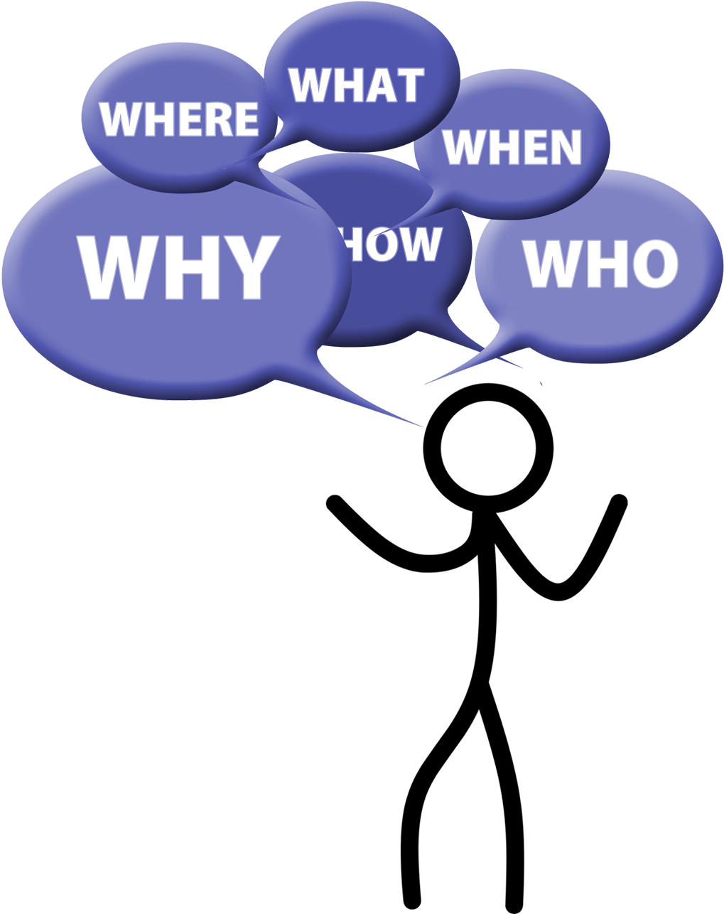 Transparent Question Man Clipart - Full Size Clipart (#3166408 ...