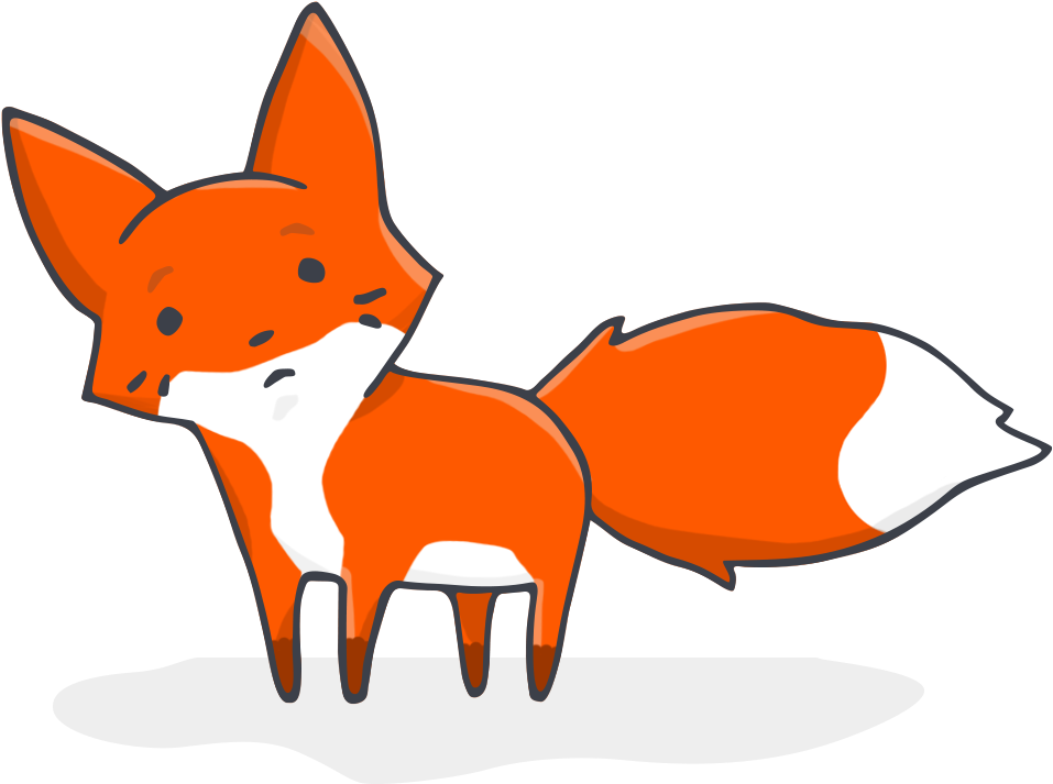 Cute Fox Clip Art - Png Download - Full Size Clipart (#3168004 ...