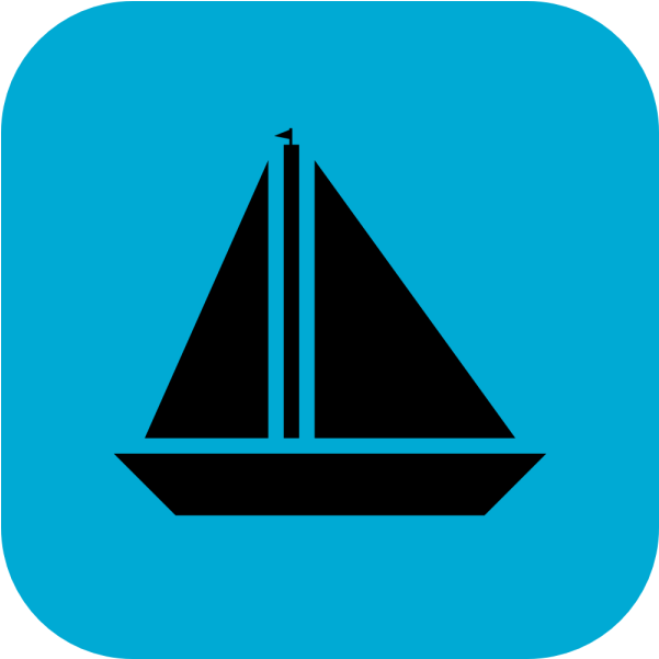 Blue Boat Icon Clipart - Full Size Clipart (#3170765) - PinClipart