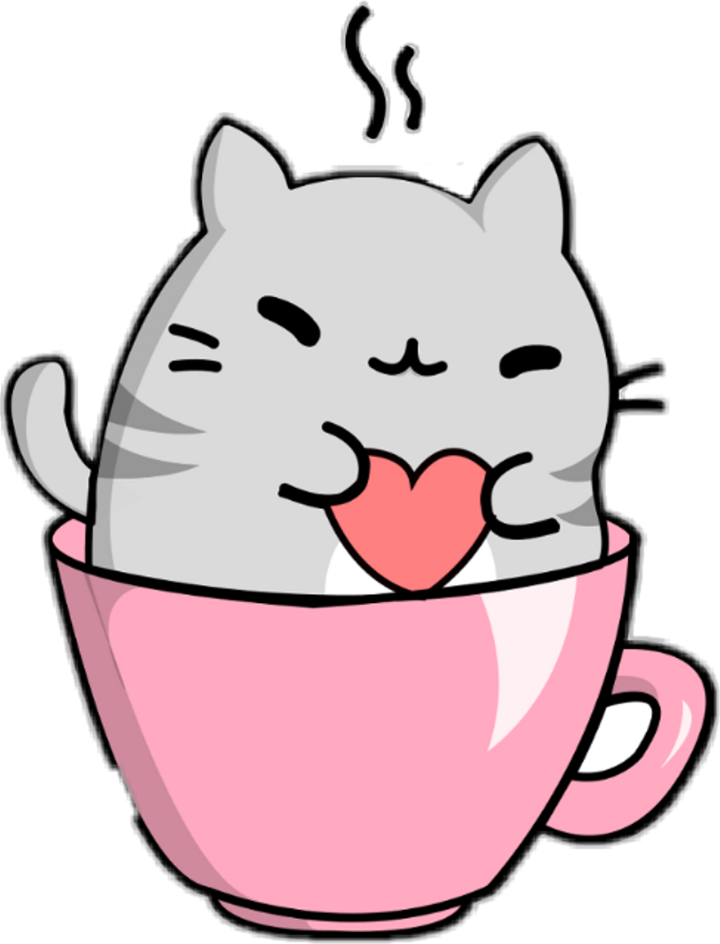 Teacup Sticker Clipart - Full Size Clipart (#3172757) - PinClipart