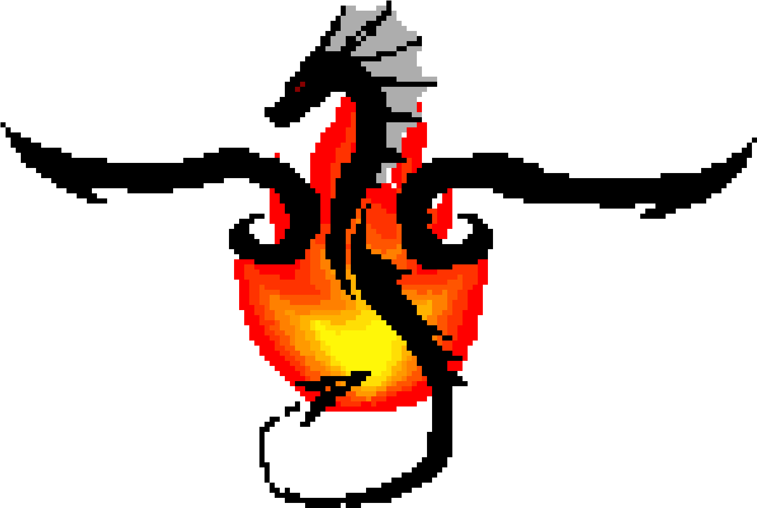 Simple Dragon Fire Clipart - Full Size Clipart (#3172791) - PinClipart