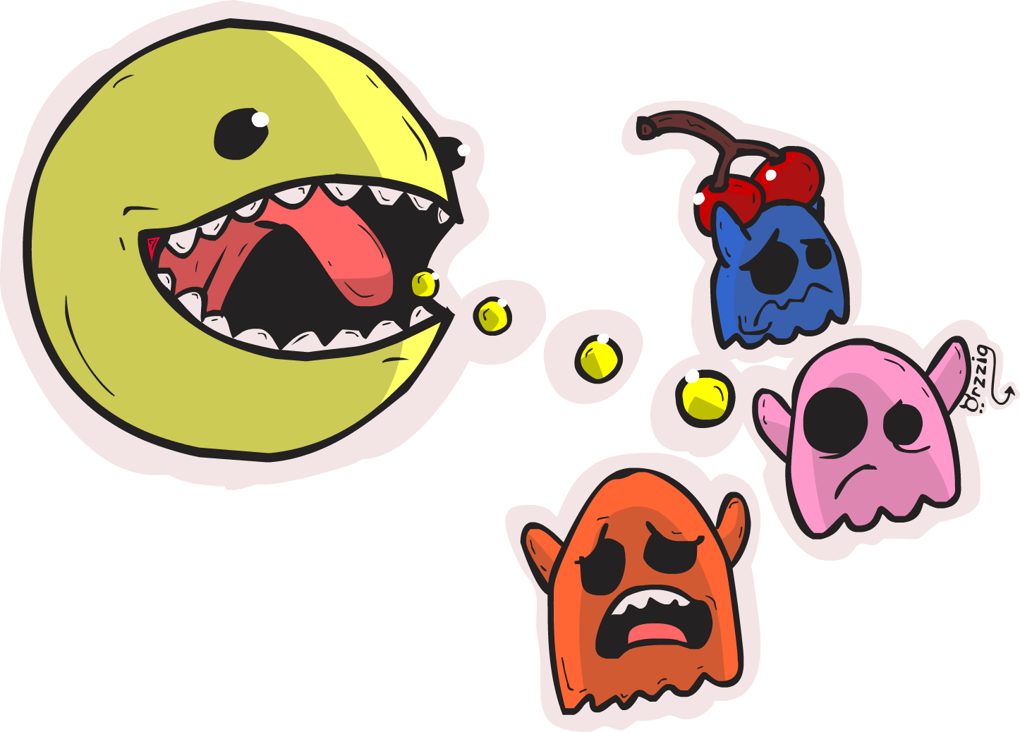 Pacman Clipart - Full Size Clipart (#3173279) - PinClipart
