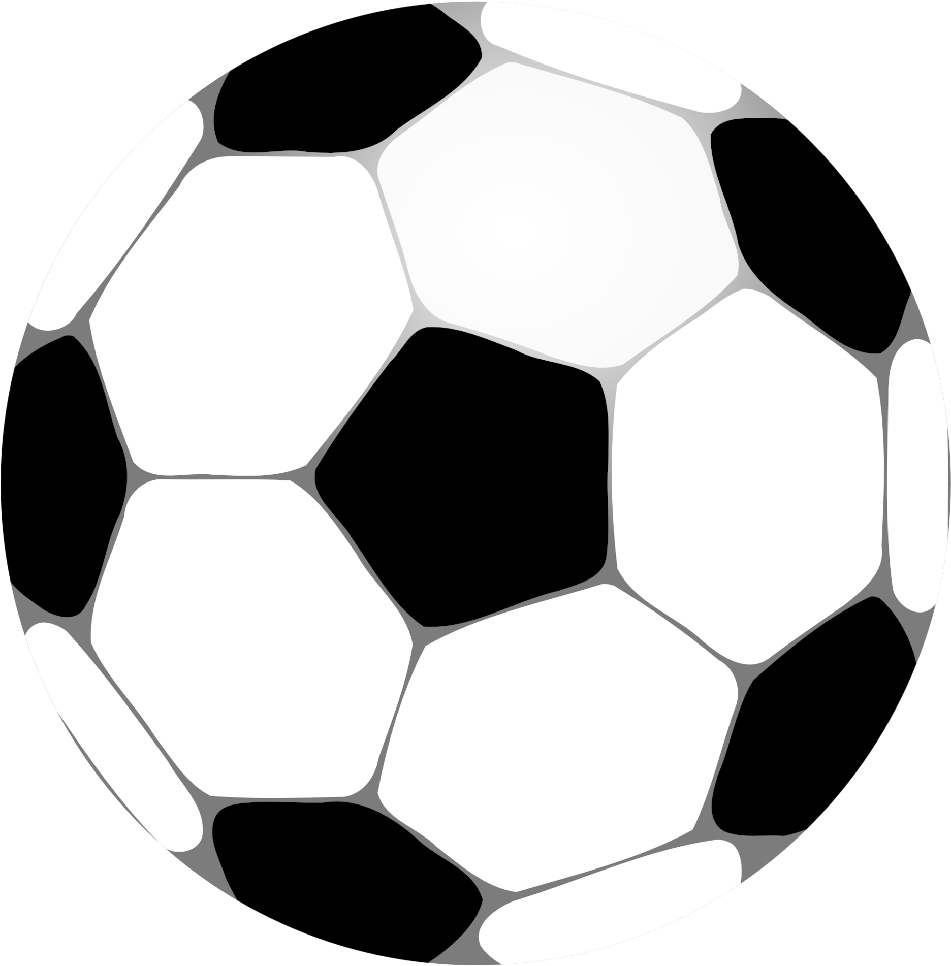 Black And White Clip Art Football - Png Download - Full Size Clipart ...