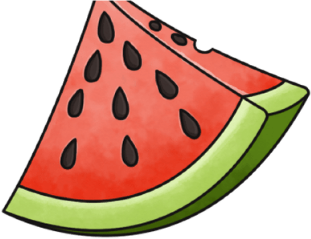 Download Watermelon Clipart Cross Section - Slice Of Watermelon Drawing ...