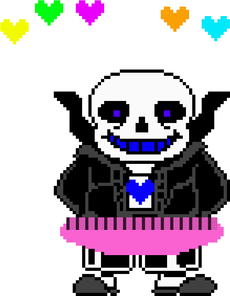 Impossible Tale Soul Sans-dark Blue - My Take On Underswap Clipart ...