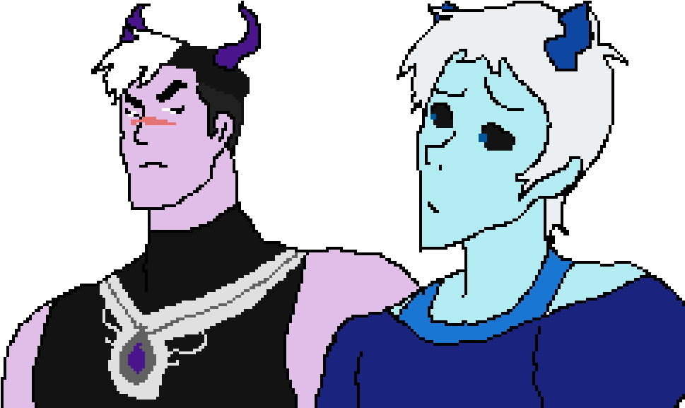 Shiro And Lance - Cartoon Clipart - Full Size Clipart (#3185233 ...