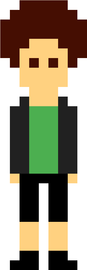 Uncle Ray Ray Sprite By Squiddlesm - Pixel Art Dylan Clipart - Full ...