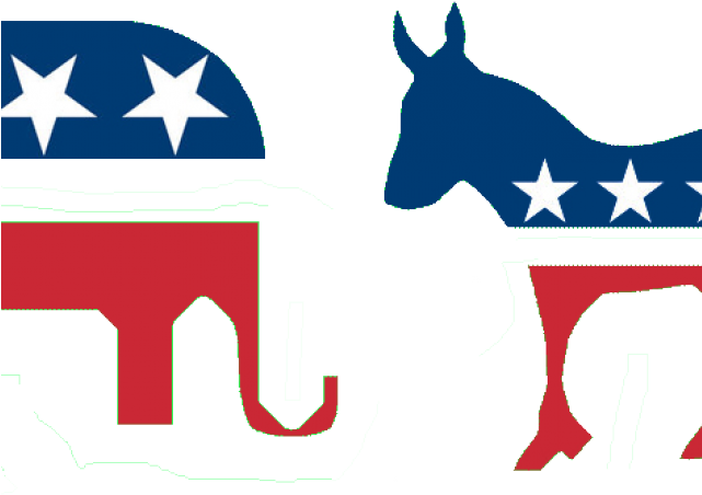 Download Political Clipart Political Party - Democratic And Republican ...