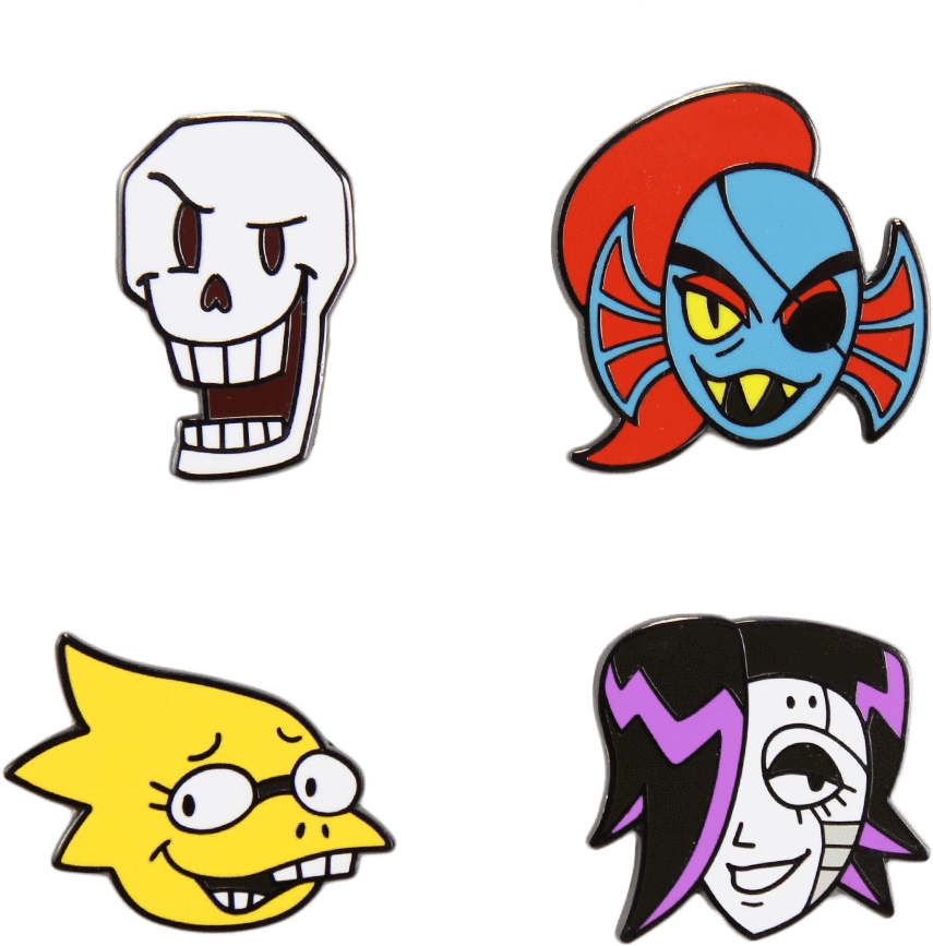 Graphic Freeuse Stock Clip Pins Cotton - Undertale Pins - Png Download ...