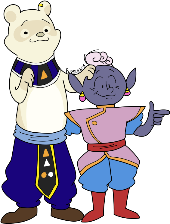 Eyyy I Made Some Dbs God Ocs, The Left One Is A God - Cartoon Clipart ...