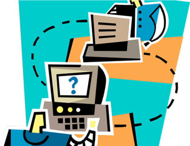 Computer Clipart Confusion - Clip Art - Png Download - Full Size ...