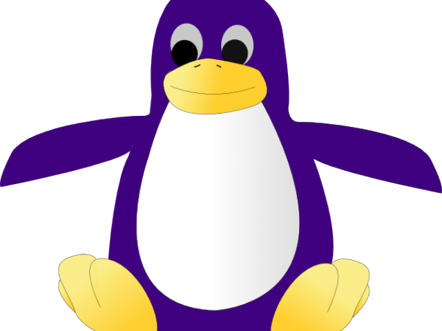 Jump Clipart Purple - Linux Logo - Png Download - Full Size Clipart ...