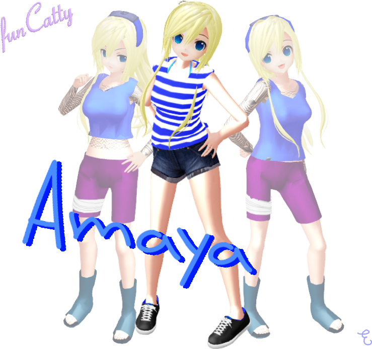 Clip Transparent Download Newcomer Amaya By Funcatty - Cartoon - Png ...