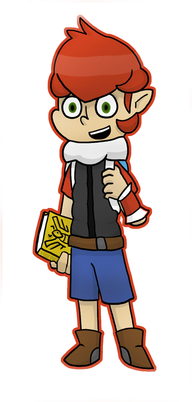 Lucas Drake, A Curious Young Half Human, Half Dragon - Cartoon Clipart ...