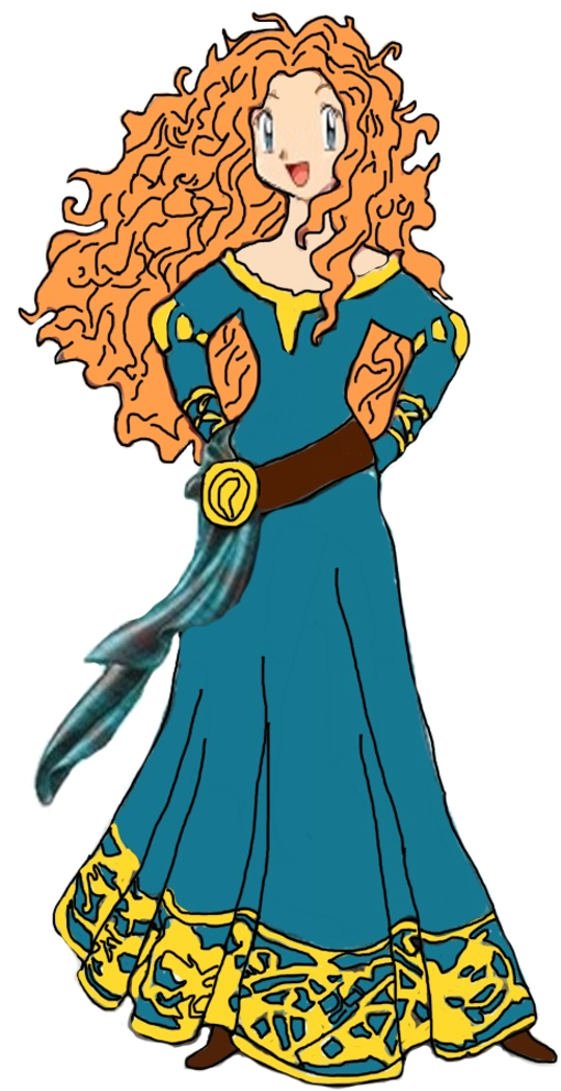 Misty As Princess Merida - Illustration Clipart - Full Size Clipart ...