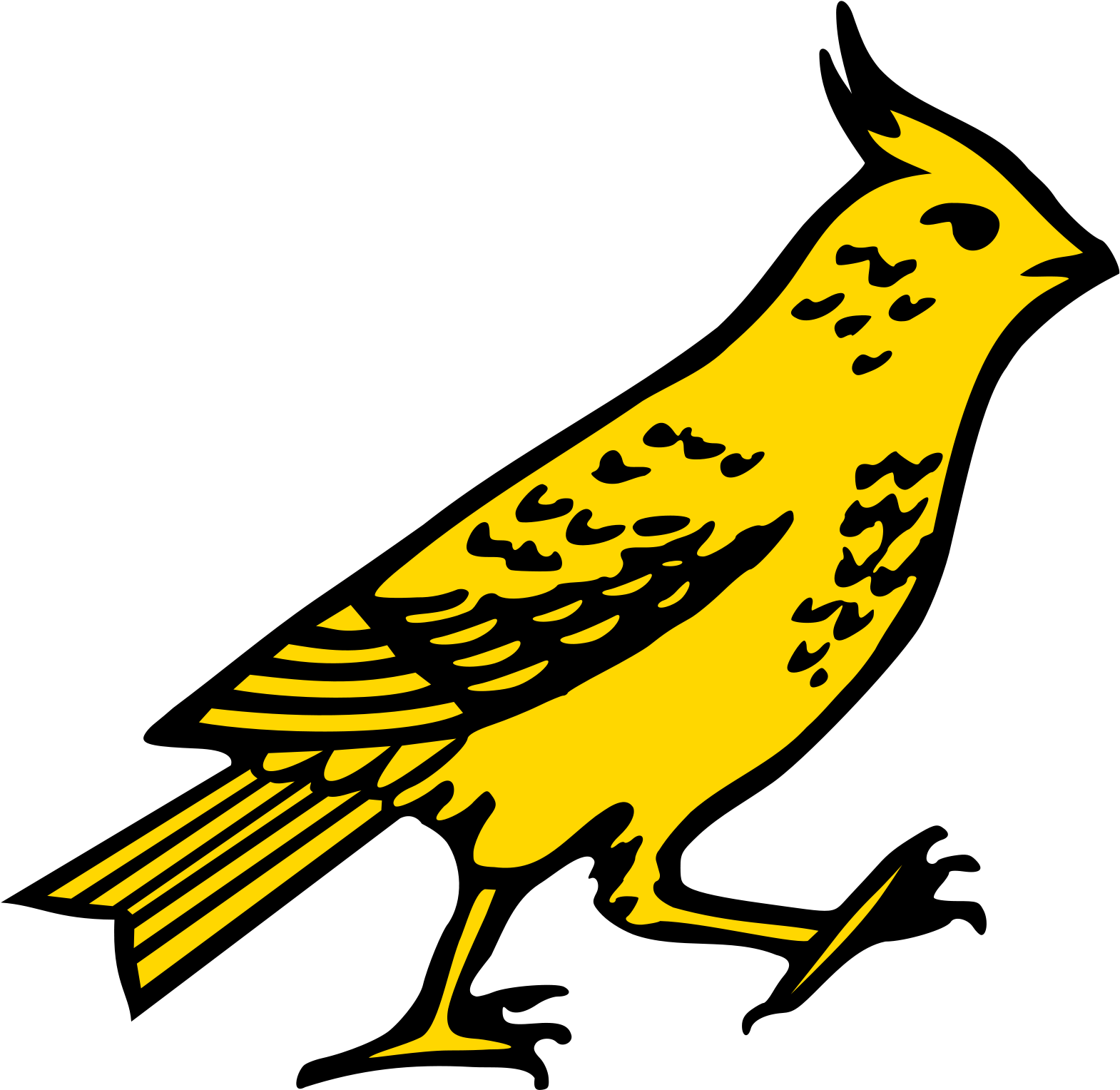 Open - Lark Heraldry Clipart - Full Size Clipart (#3202952) - PinClipart