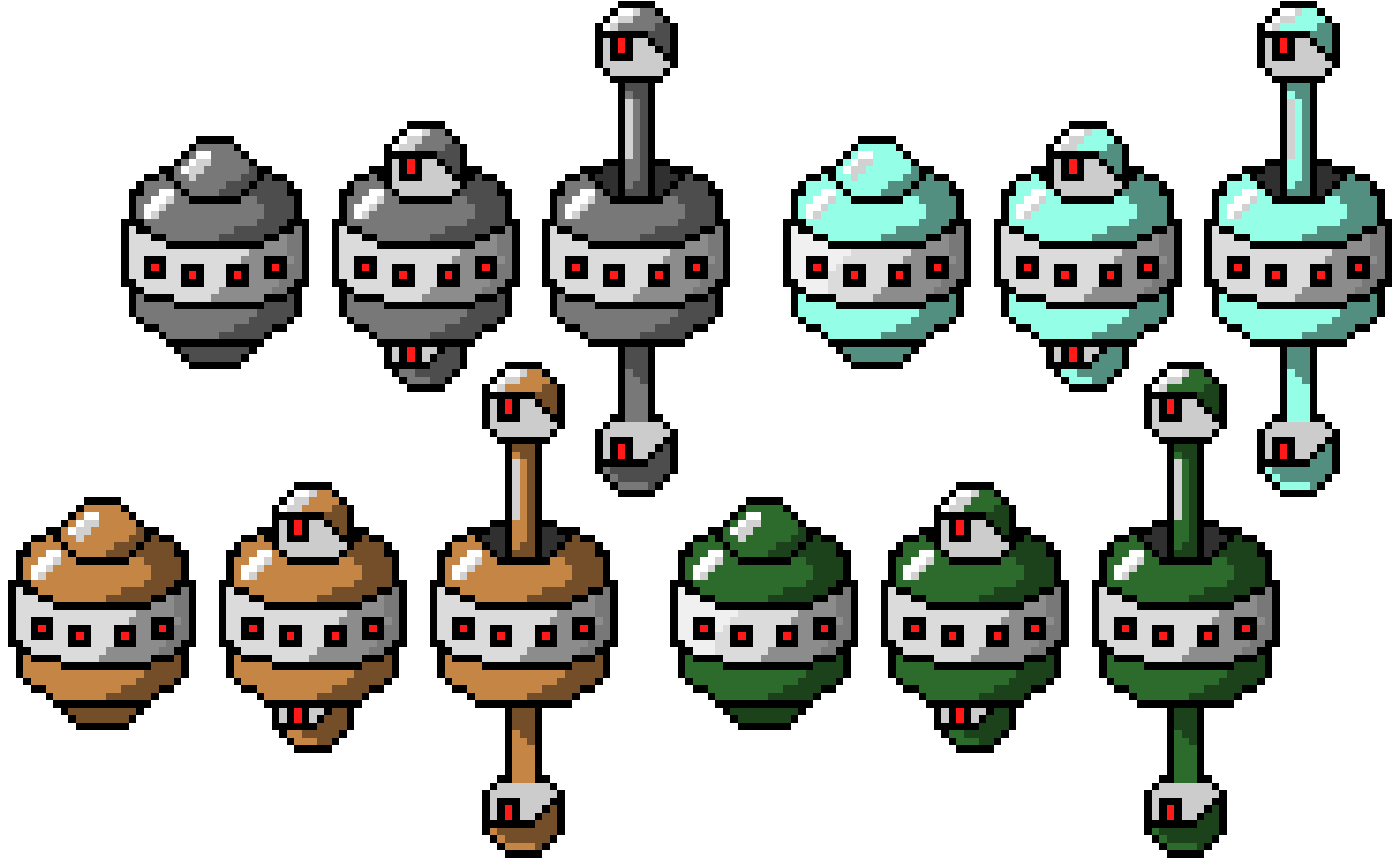 Enemies - Pixel Art Enemies Clipart - Full Size Clipart (#3206627 ...