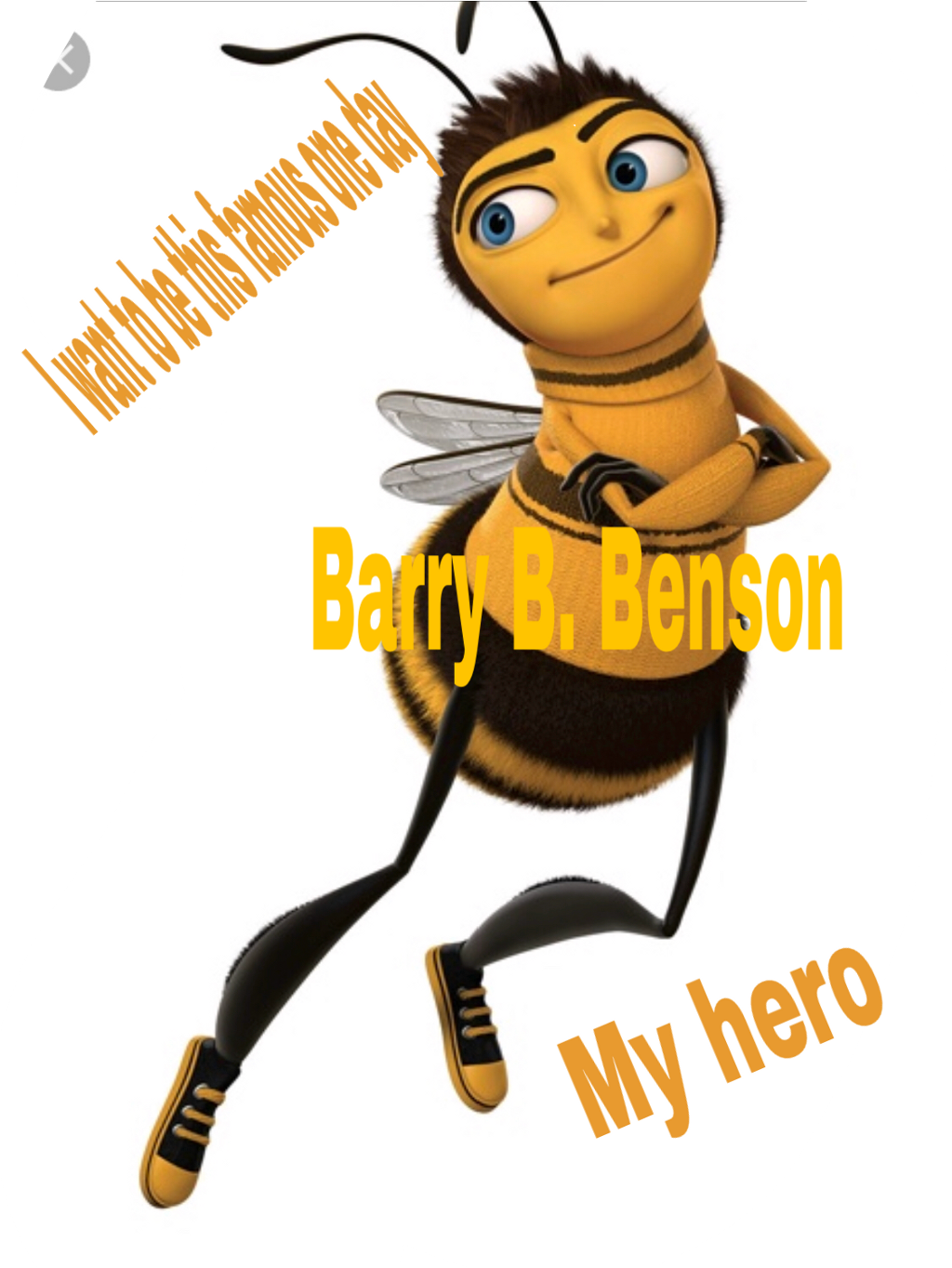 Barry Sticker - Bee Movie Clipart - Full Size Clipart (#3208871 ...