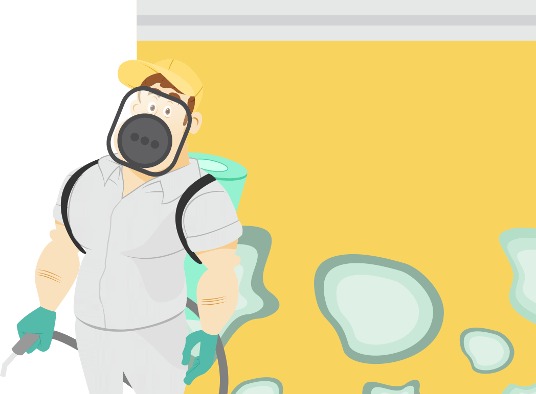 Mold Removal - Cartoon Clipart - Full Size Clipart (#3213144) - PinClipart